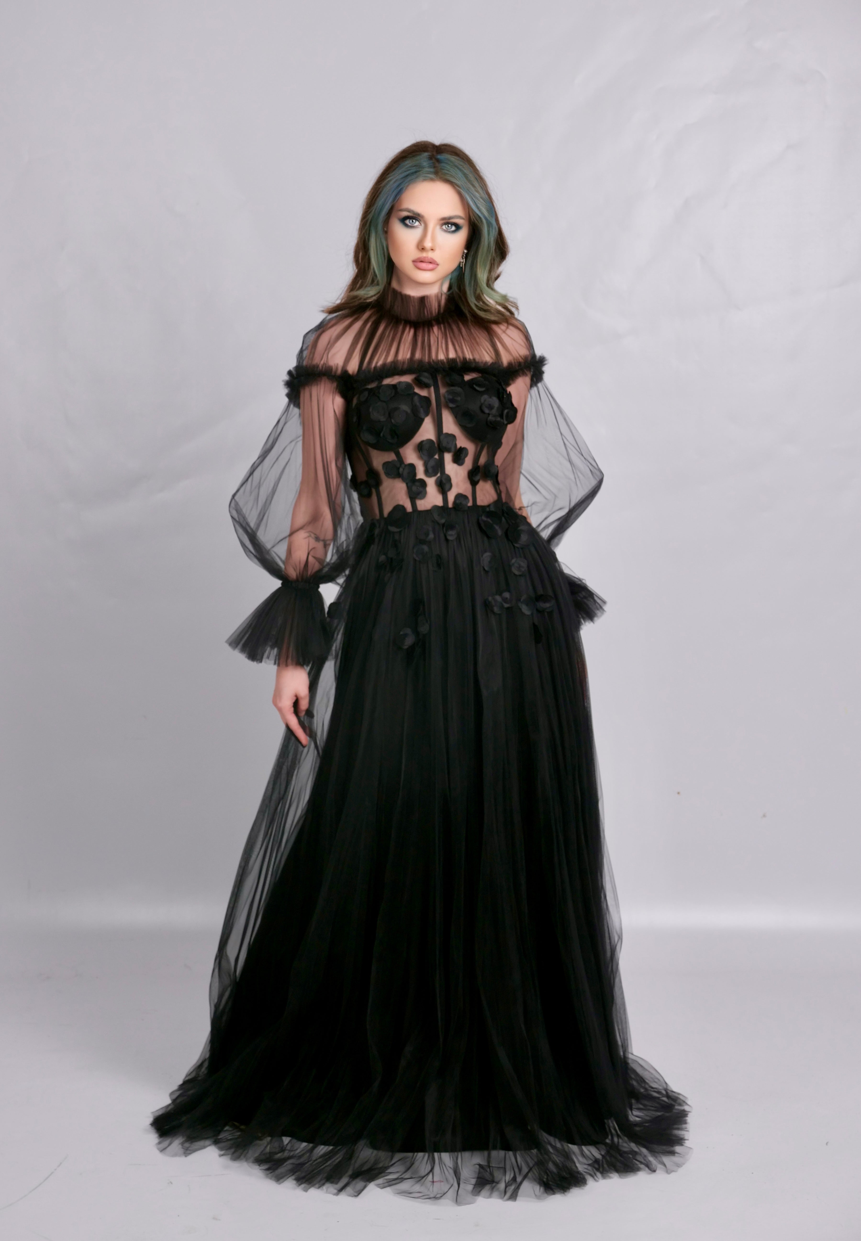 Rochie corset THE GRAND NOIRE – EVA EDEN